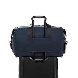 TUMI - Alpha Double Expansion Satchel - Navy/Grey