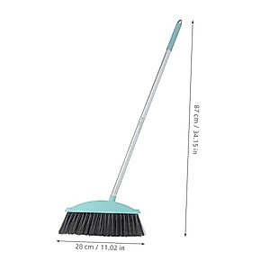 FOMIYES Heavy Duty Floor Cleaning Broom with Long Handle for Indoor and Outdoor Use Angle Sweeping Broom Indoor Door Broom Heavy Duty Long Handle Brooms for Sweeping