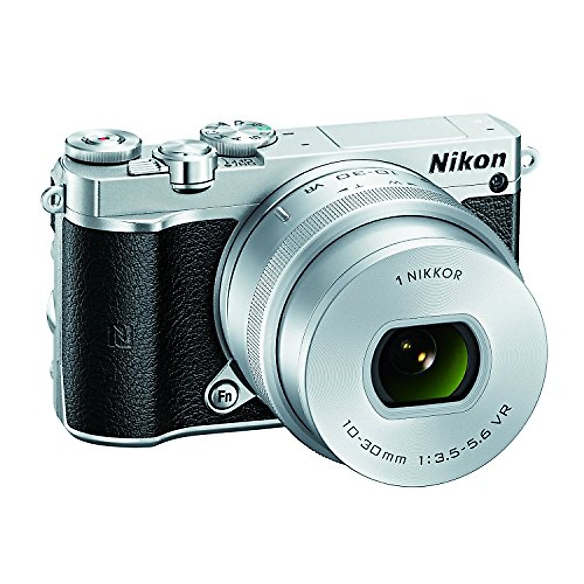 Nikon 1 J5 Mirrorless Digital Camera w/ 10-30mm PD-Zoom Lens (Silver) International Version (No Warranty)