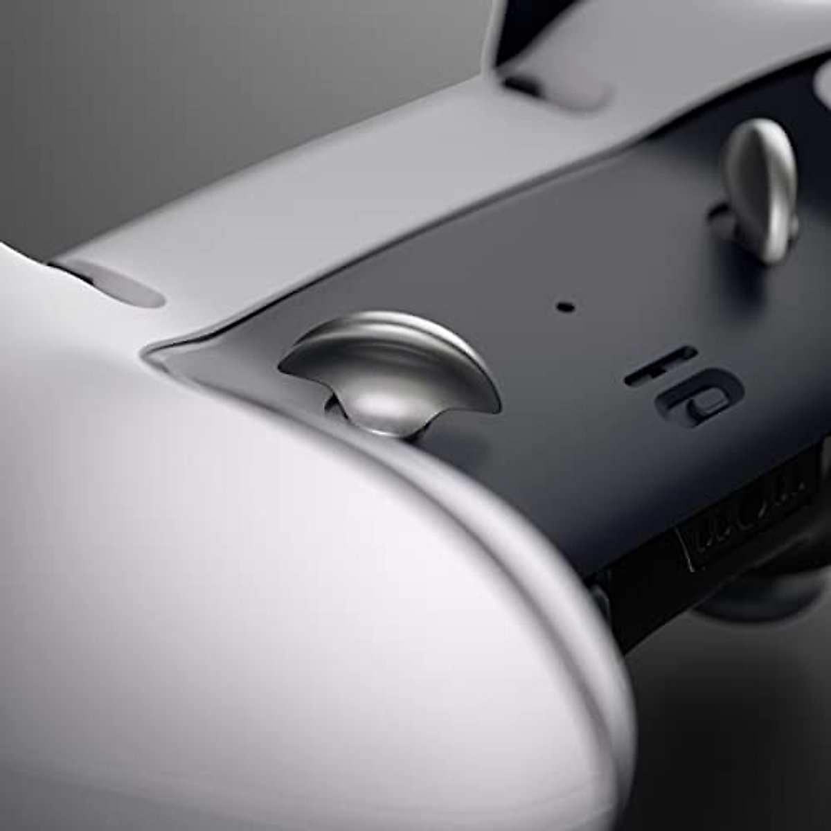 eXtremeRate Back Paddles for PS5 Edge Controller, Metallic Silver Replacement Interchangeable 4PCS Metal Back Buttons for PS5 Edge Controller - Controller NOT Included