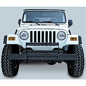 Rugged Ridge 11511.02 Brush Guard, Gloss Black; 97-06 Jeep Wrangler TJ