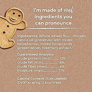 Buddy Biscuits Teeny Crunchy Dog Treats, Roasted Chicken, 8 oz. Box