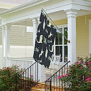 Cute Cartoon Baby Dinosaurs Flags Decorative Funny Banners for Outside House Dorm Room Parties