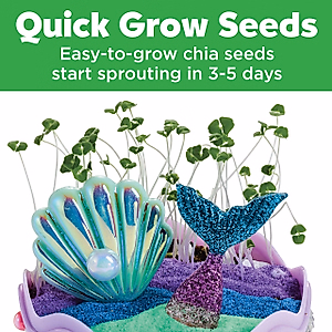 Creativity for Kids Mini Garden Mermaid Terrarium Kit - Crafts and Gifts for Girls Ages 6-8+, Stocking Stuffers