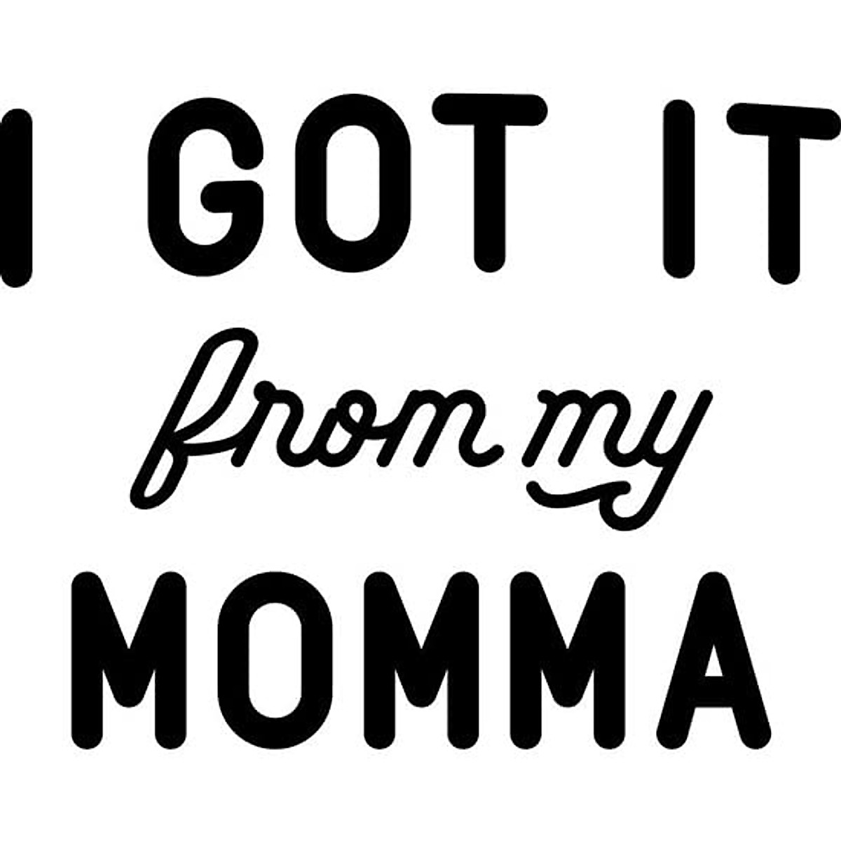 CafePress I Got It From My Momma Mug Ceramic Coffee Mug, Tea Cup 11 oz