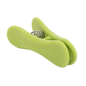 Luciano Housewares Rainbow Bag Clips Set, Colorful Food Storage Plastic Clips for Chips and Other Food Bags, Multicolor, Set of 8