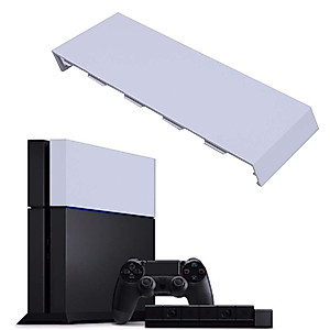Faceplate Shell HDD Bay Hard Drive Cover Case Replacement for PlayStation 4 PS4 Console (White)