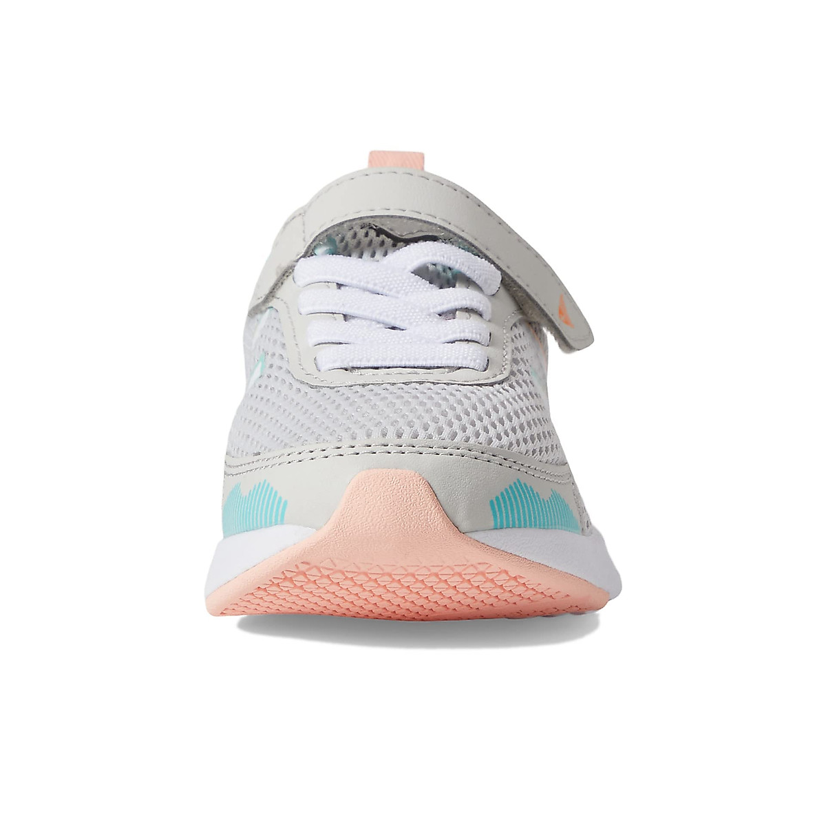 New Balance Kid's Dynasoft 545 V1 Hook and Loop Running Shoe, Summer Fog/Surf/Peach Glaze, 3 Infant