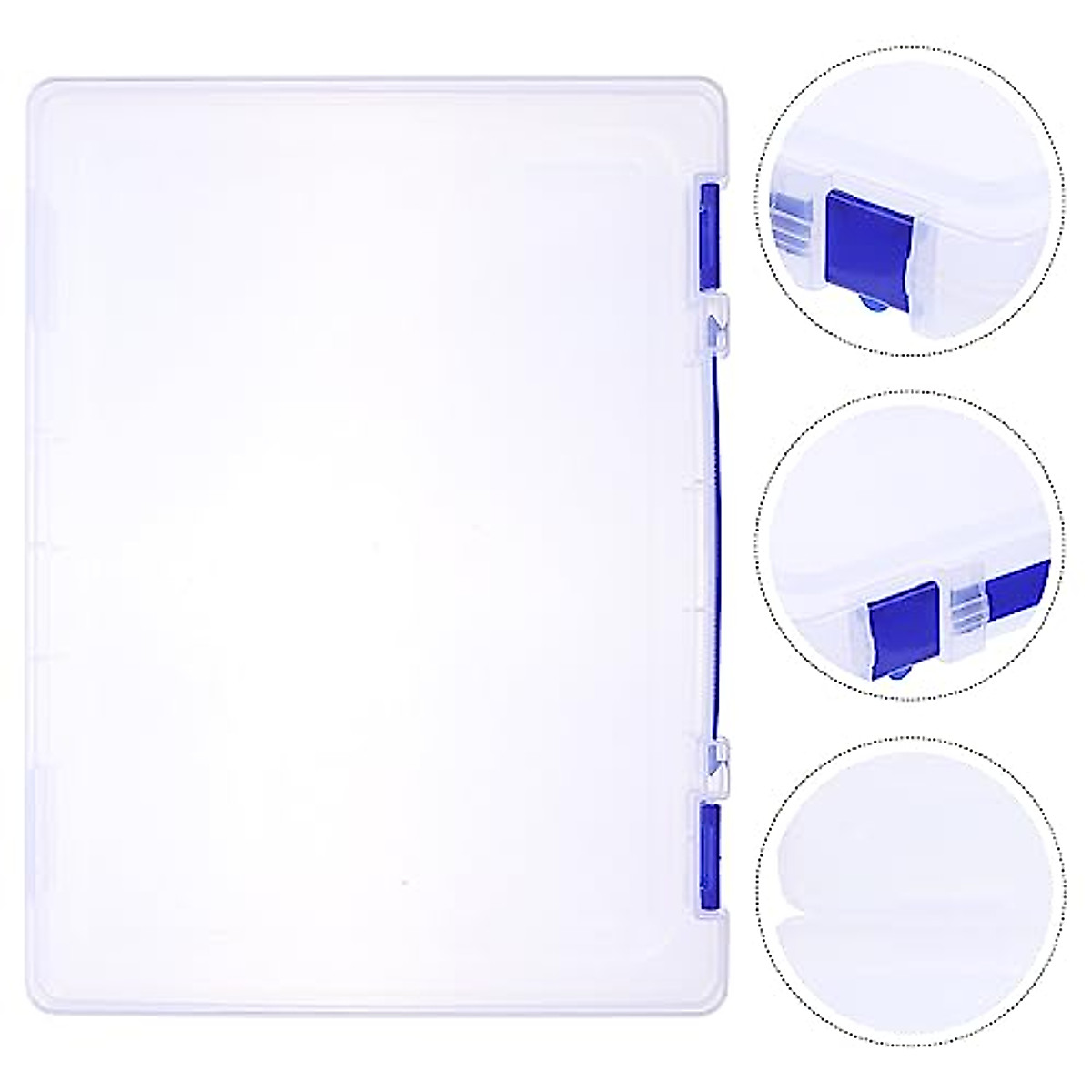 Cabilock Office Accessories Tabletop Accessories Organizer Clear Paper Desktop Accessories Desk for Office Book Accessories Tabletop Organizer Multifunction Office Paper Pp A4