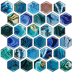 MORCART 30PCS Hexagon Magnets Fridge, Cute Magnets for Locker, Refrigerator, Whiteboard, Cabinet, Office, Kitchen, Blackboard Decorative Bronzing Art Gift for Adult