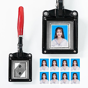 Handheld 35X45mm Passport Photo Cutter, Picture Trimmer Quick Cutting Tool with Precise Cutting, Picture Cutter Commonly Use in Passports, Licenses, and ID Cards