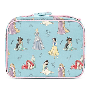 Simple Modern Disney Kids Lunch Box for Toddler | Reusable Insulated Bag for Girls Meal Containers for School with Exterior and Interior Pockets | Hadley Collection | Princess Royal Beauty