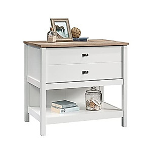 Sauder Cottage Road Lateral File, L: 32.44" x W: 21.81" x H: 29.76", Soft White Finish