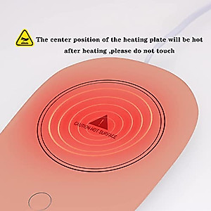 Coffee Warmer with Mug Set,Cute Cat Mug Set Beverage Cup Warmer for Desk Kawaii Mug Birthday Gifts for Women Smart Coffee Mug Warmer Candle Warmer Plate Sister Best Birthday Gift Boxes for Women Pink