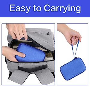 Aenllosi Hard Travel Case Replacment for Trovono/JAFATOY/GAMPLAE/Anyando/HIJJJPS Retro Game Handheld Console,Portable Video Games Systems Case,Mini Handheld Game Console Organizer(Blue,Case Only)