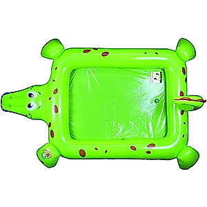 Poolmaster Crocodile Spray Inflatable Kiddie Swimming & Wading Pool for Toddlers