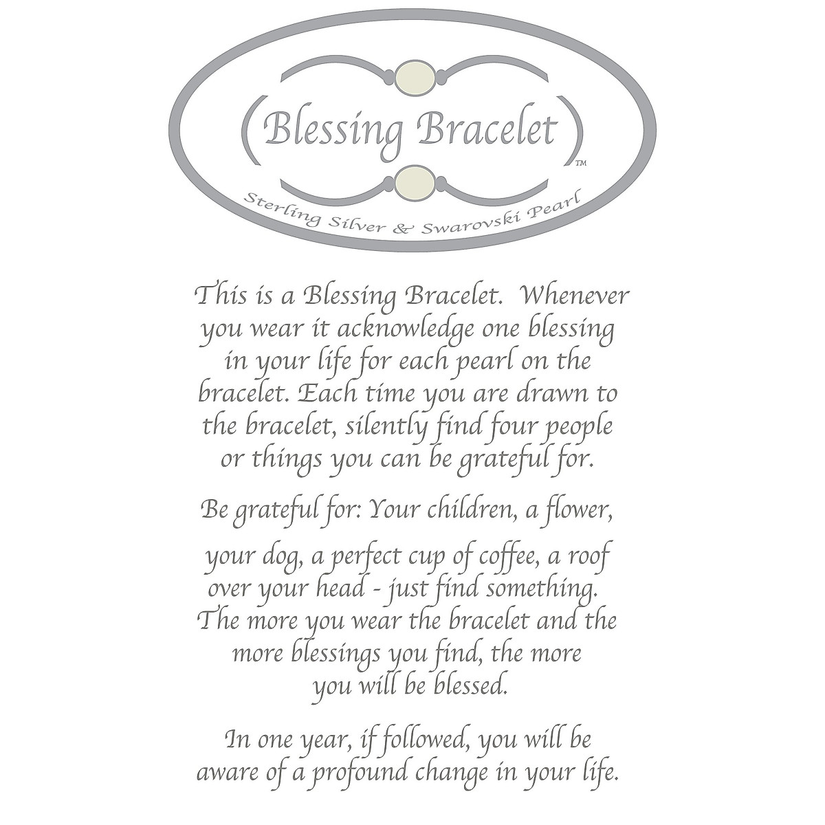 Made As Intended the Blessing Bracelet - 12MM Light Gold Crystal Pearls with Crystal Accents, Regular Size