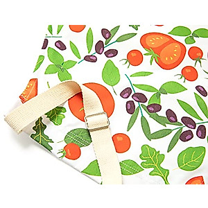 Pookie Home Pomodori Apron | Double Pockets, Adjustable Straps Unisex Bib Apron | Premium Durable Fabric | Comfortable for Kitchen, Chef, Server, Barber, Stylist, Grill