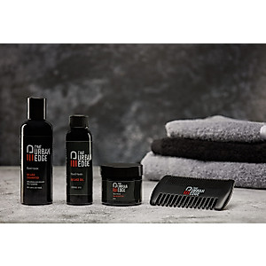 That Urban Edge Beard Shampoo | Professional Wash for Men | Moisturizing and Conditioning | Natural Formula Softens and Strengthens | Vegan for Thick, Soft Beard | 3.38fl oz