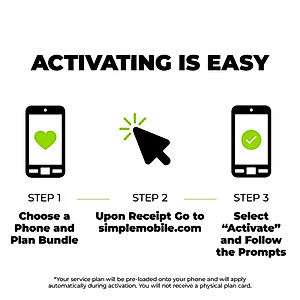 Simple Mobile Moto G Power 5G + Unlimited Talk, Text & Data 30-Day Plan (Locked)