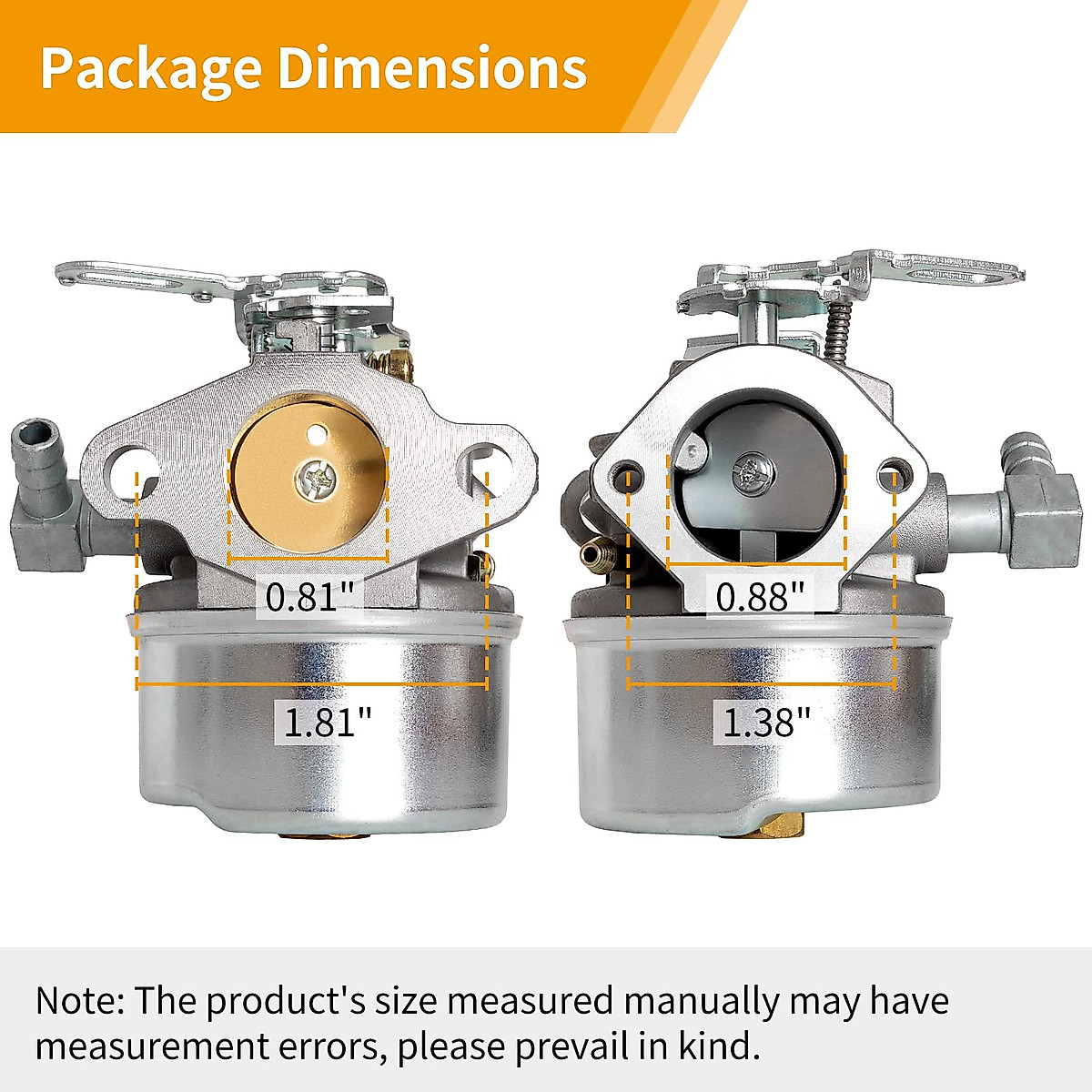 640084B Carburetor for Tecumseh Engine - Carburetor Carb Kit for Toro 521 Craftsman MTD Snowblower, Tecumseh HS50 LH195SP HSSK50 HSSK55 LH195SA Motor Engines, Replaces 640084 640084A 632107 632107A