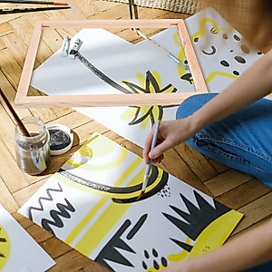 1 Set Canvas Frame Oil Painting Base Frame Practical Oil Canvas Stretcher Canvas Supporting Frame DIY Frame Bars Frame for Oil Paintings DIY Canvas Stretcher Canvas Stretched Frame
