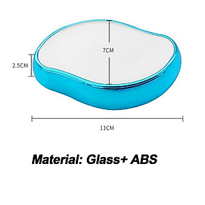 SEYNAR Crystal Hair Eraser, Painless Crystal Hair Removal Tool, Quick and Easy Exfoliation, Reusable, Mini Magic Crystal Hair Remover for Leg Arm Back (pink)