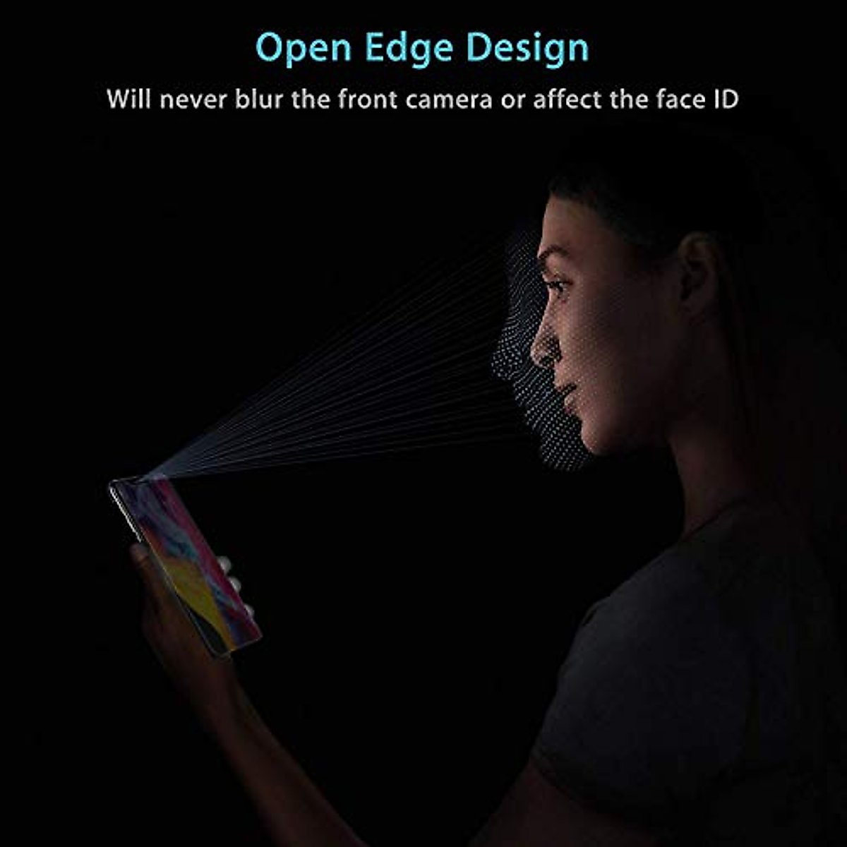 SYNCWIRE Privacy Screen Protector for iPhone 11/XR 6.1'', 2-Pack Unbreakable Anti Spy Tempered Glass Saver Black[Easy Installation Frame][10X Stronger][Bubble Free][Sensitive Touch]