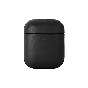 Native Union Leather Case for AirPods – Handcrafted Fully-Wrapped Genuine Italian Leather case – Support Wireless Chargers – Compatible with AirPods Gen 1 & Gen 2 (Black)