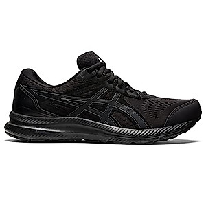 ASICS Men's GEL-CONTEND 8 Running Shoes, 13, BLACK/CARRIER GREY