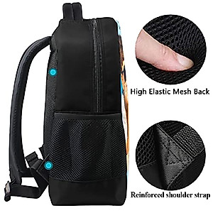 ZZXXB Custom Casual Backpack Personalized Your Text Picture Waterproof Travel Daypack Children School Bag