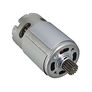 RS550 18V 15 Teeth (Φ10.4mm) Drill Motor Replacement, 9.6-25V 9-15 Teeth 25000 RPM Motor for Lithium Battery and Cordless Drill