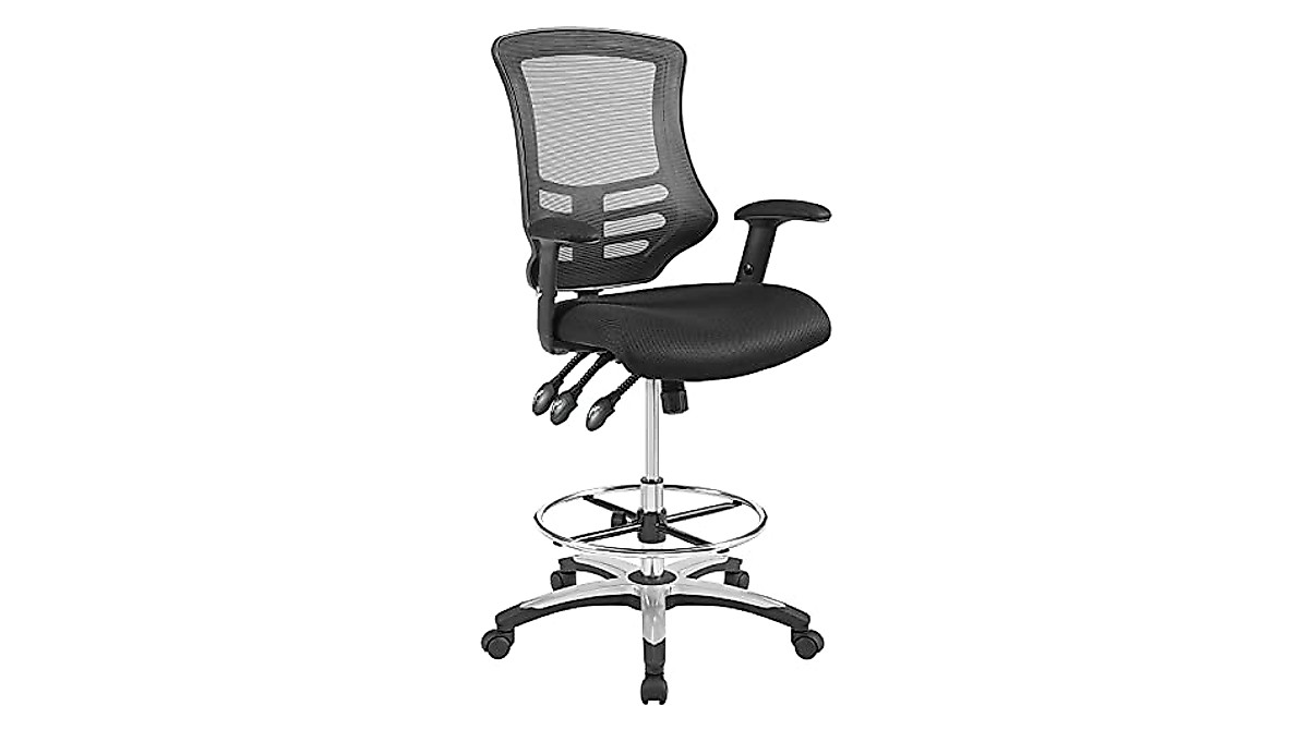 Modway Calibrate Mesh Drafting Chair - Stylish & Ergonomic