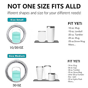 Replacement Magnetic Lid Slider,Compatible with YETI Magnetic Lid 10oz, 14oz, 16oz, 20oz, 26oz, 30oz,Magnetic Spill Proof Tumbler Cover(4 Packs)