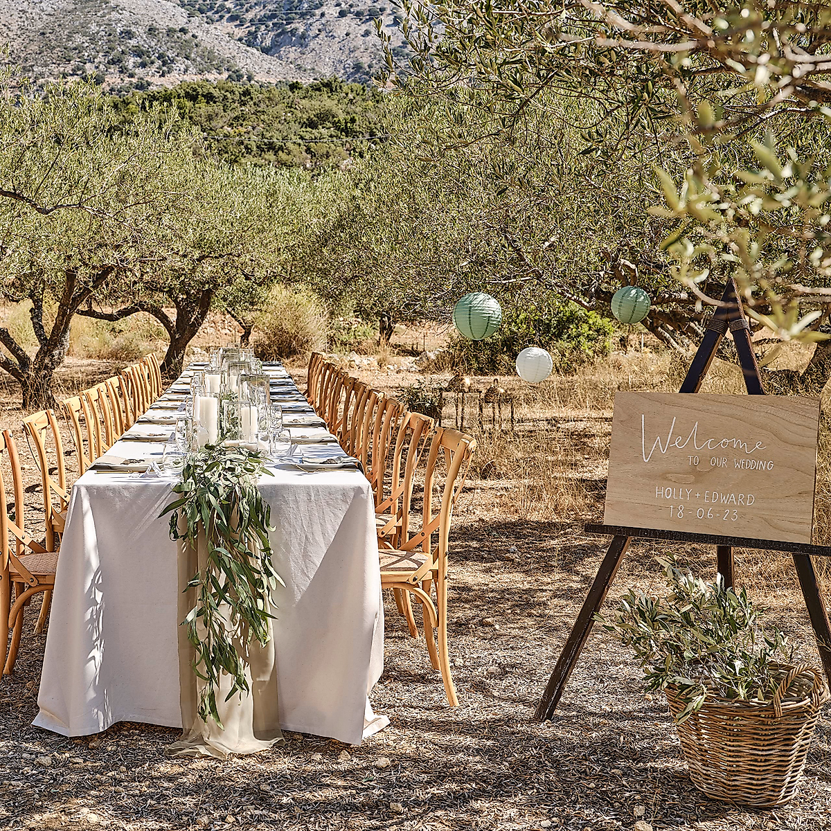 Ginger Ray Sage Card Wedding Table Numbers Pack of 12, Green