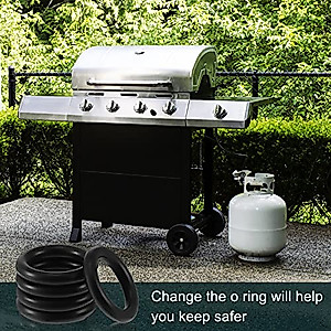 40 Pieces Propane O Ring Propane Natural Gasket O Ring Power Pressure Washer O Rings Replacement Gas Leakage Sealing Propane Tank Gasket for Propane Tank Cylinder POL Adapter Fitting