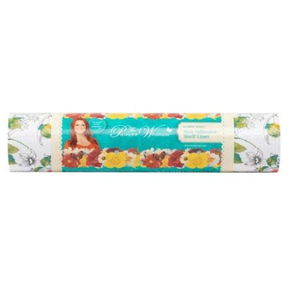 PioneerWoman Blooming Bouquet Non-Adhesive Shelf Liner - 20" x 6'