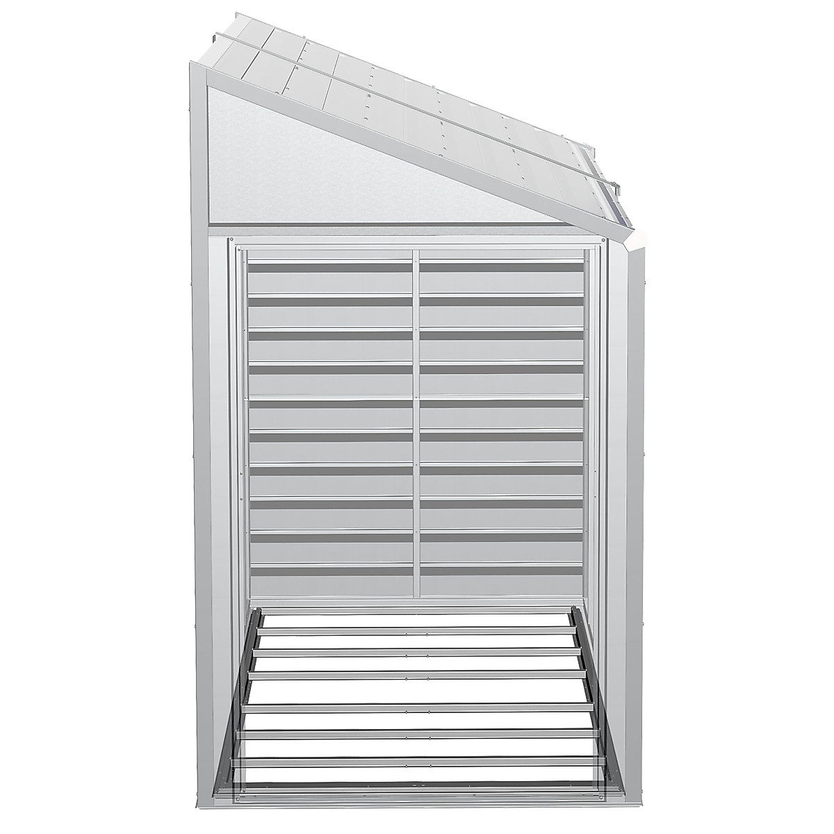 Arrow Sheds 4' x 7' Steel Floor Frame for Yardsaver Compact Storage Shed, Outdoor Storage Shed Floor Frame Base Kit (Flooring Not Included), Galvanized