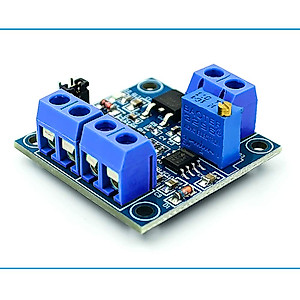 WSDMAVIS 2Pcs PWM to Voltage Module 0% -100% PWM Converted to 0-10V Voltage Digital Analog Signal Converter for PLC Signal Interface Switching