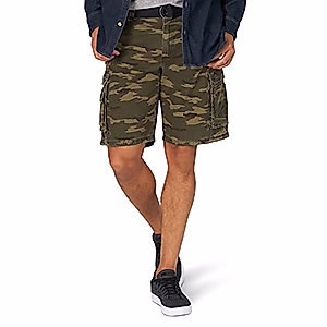 Lee mens Dungarees New Belted Wyoming Cargo Shorts, Combat Camo, 38 US
