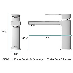 Pfister RT6-1DAC Deckard Single Control 1-Hole Roman Tub Faucet, Polished Chrome