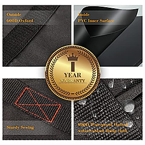 Portable Grill Carry Bag Fit for Weber 1141001 Go Anywhere Gas Grill, Compatible with Weber 121020 Go-Anywhere Charcoal Grill,Heavy Duty 600D Waterproof Go anywhere gas grill Carry Bag