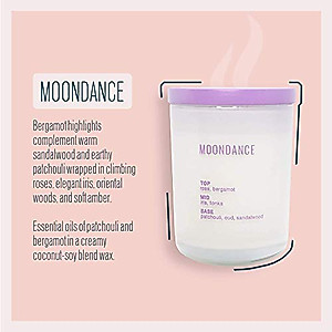 Mini Scented Candle by Studio Oh! - Moondance - 3.5-Ounce Coconut-Soy Blend Wax Scented Jar Candle for Home & Office or Travel - Burns up to 26 Hours
