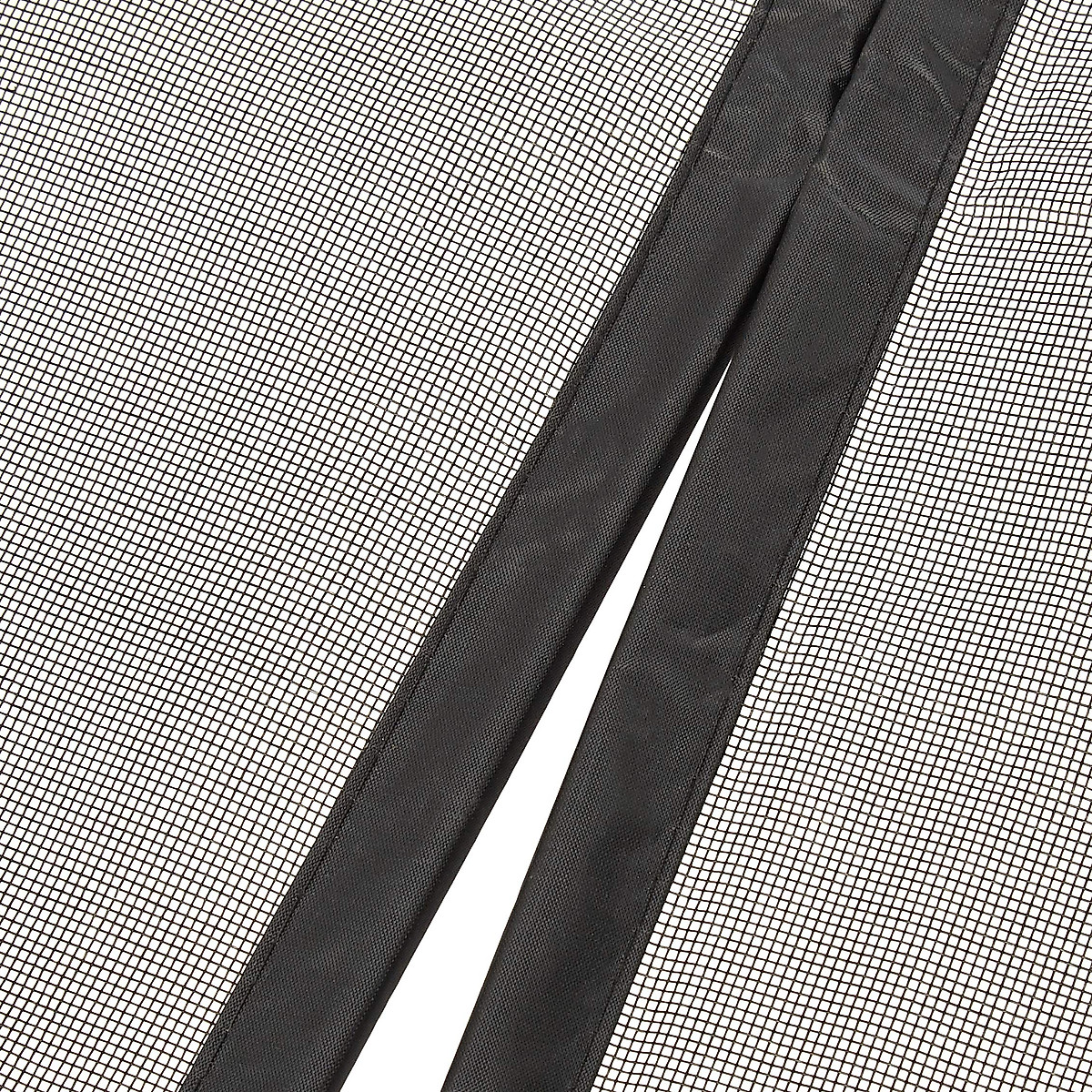 Amazon Basics AB-SD100, Black Magnetic Screen Door-38-Inch x 82-Inch, 38 x 82