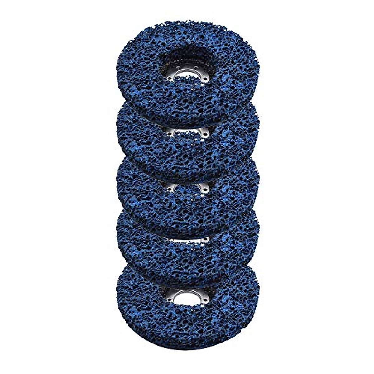 WFLNHB 5Pcs - 4-1/2" x 7/8" Strip&Clean Discs Replacement for Angle Grinders-Removes Rust Strips Paint Cleans Welds