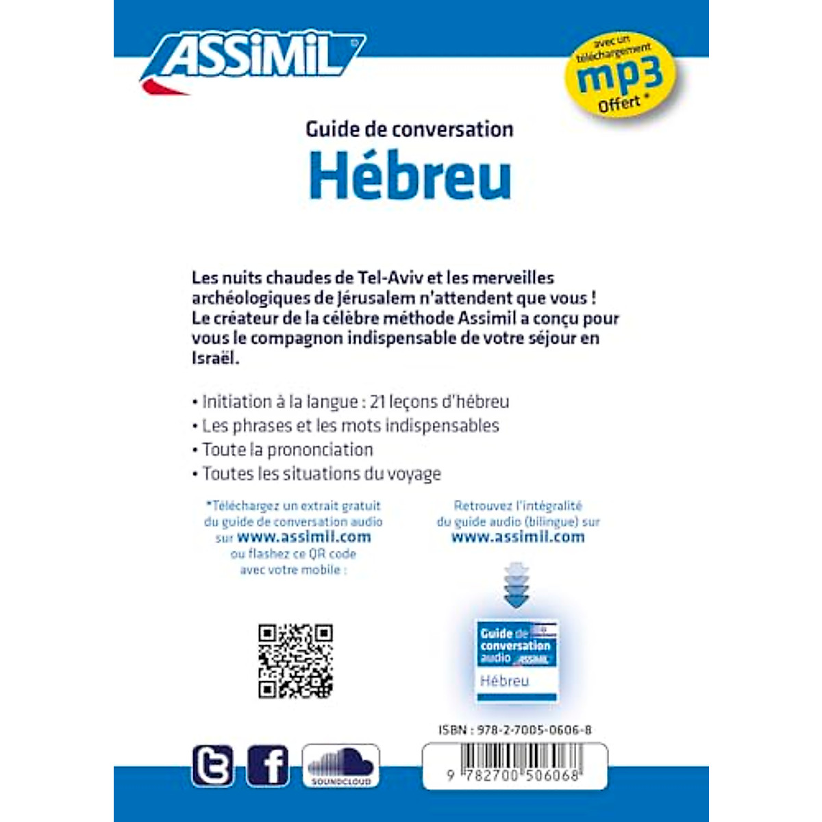 Assimil Guide Conversation Hébreu (For French speakers) (Hebrew Edition)