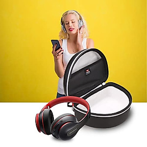 FBLFOBELI Hard Carrying Case for Anker Soundcore Life Q20 Q10 Bluetooth Headphones, Shockproof Travel Storage Bag (Case Only)