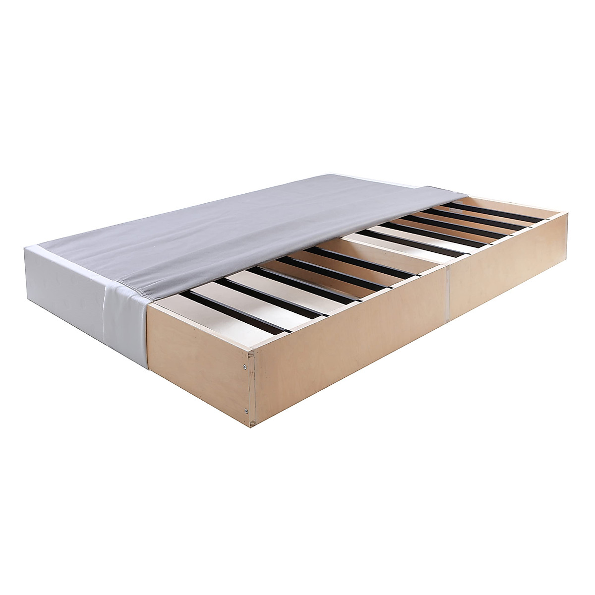 Panana Box Spring High Profile Metal Heavy Duty Easy Assembly Sturdy Box Spring Mattress Foundation, Strong & Sturdy Support No Noise Easy to Clean (9 Inch, Queen)