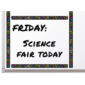 Teacher Created Resources Chalkboard Brights Alphabet Magnetic Strips (77262)