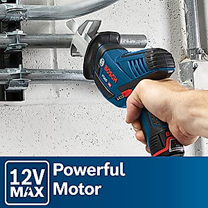 BOSCH PS60N 12V Max Pocket Reciprocating Saw (Bare Tool),Blue